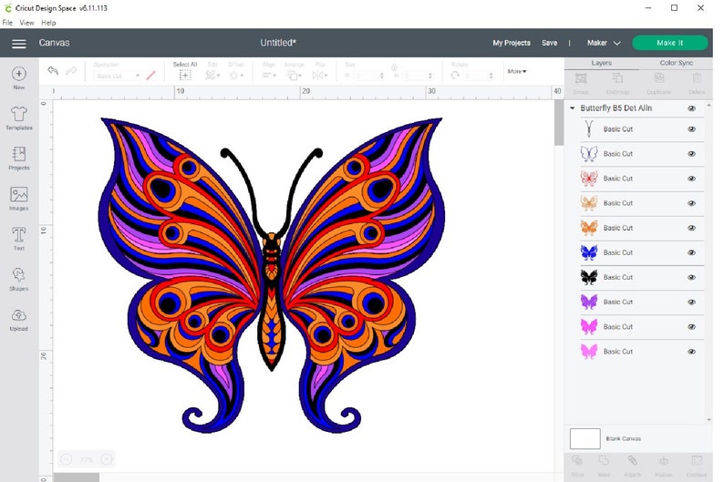 3d Butterfly SVG DXF Cut Files Layered Butterfly Svg Laser - Etsy