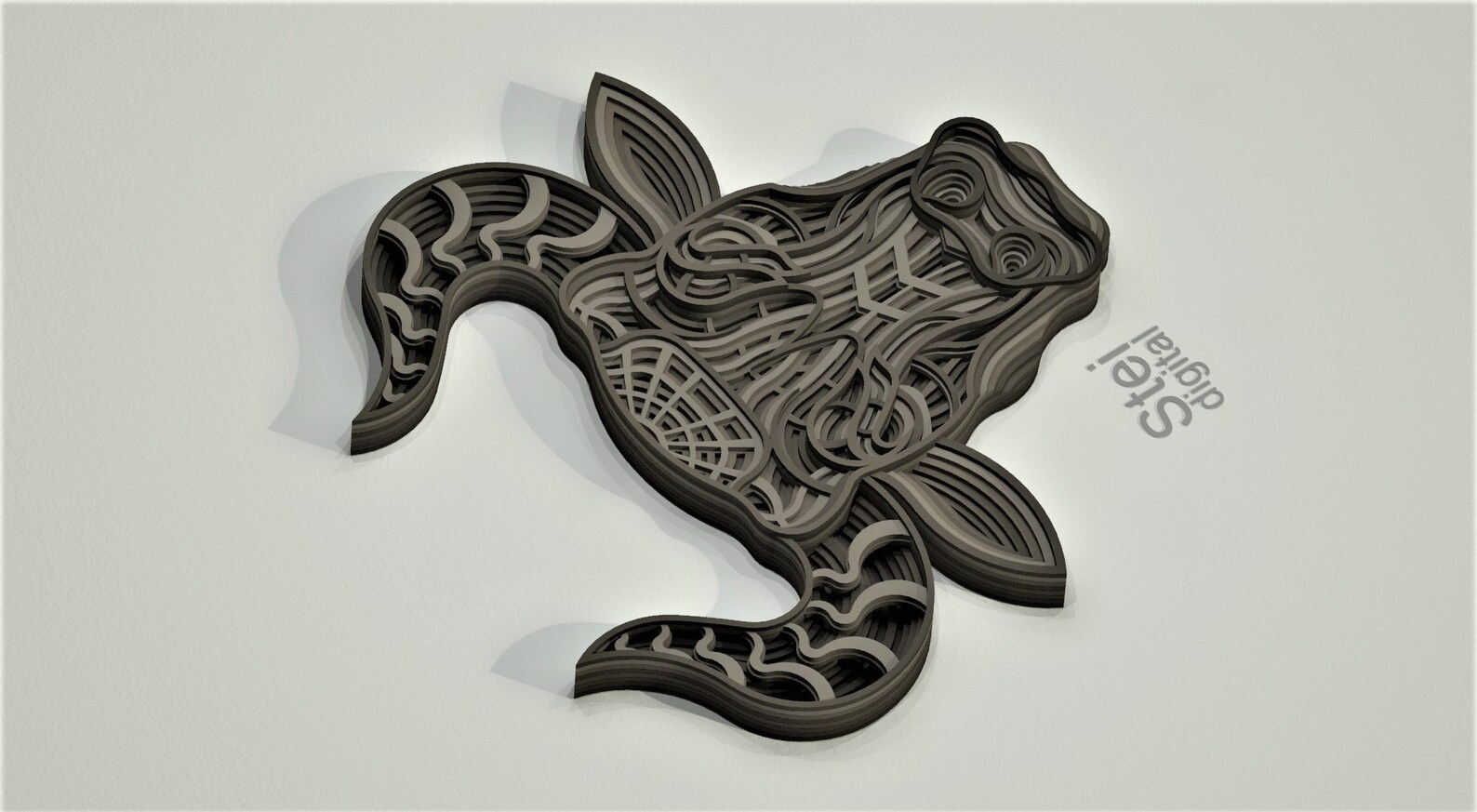 3d Bull Taurus Mandala Svg Dxf Files for Laser Cutting Cow - Etsy