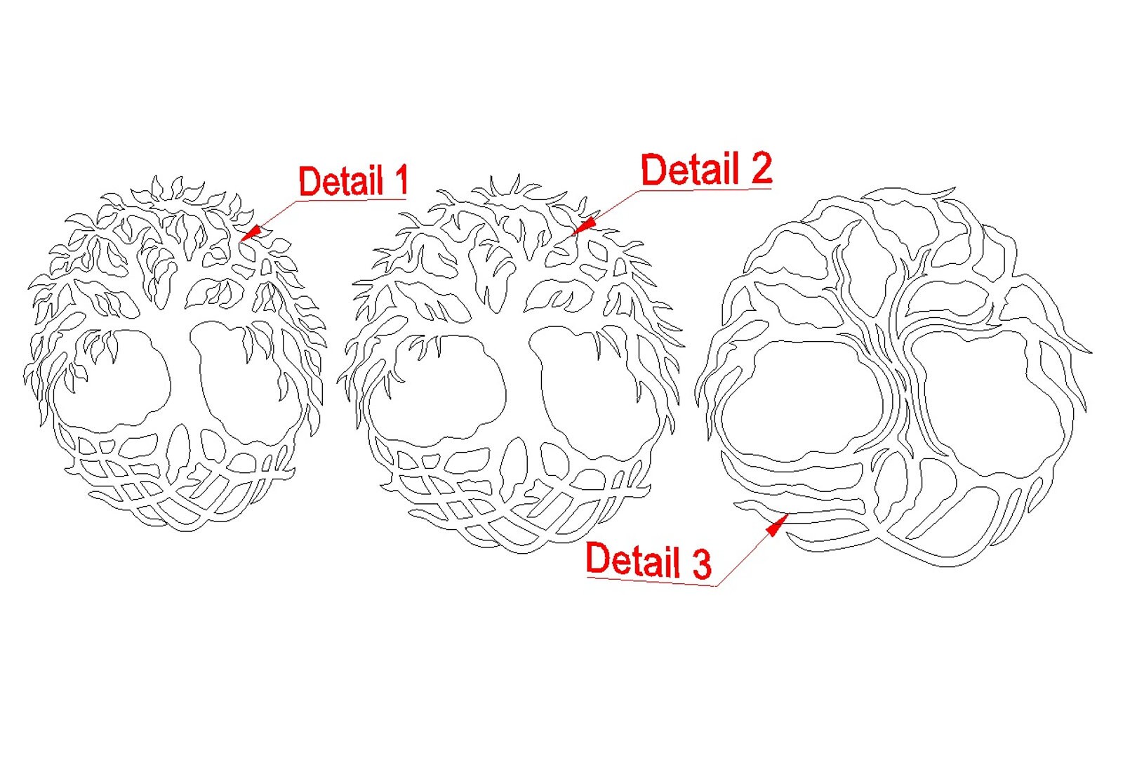 3d Tree of Life Svg Dxf Cut Files Layered Tree of Life - Etsy Australia