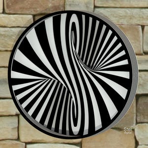 3d Optical Illusion SVG, DXF Cut Files, Geometric Vector File, Layered ...