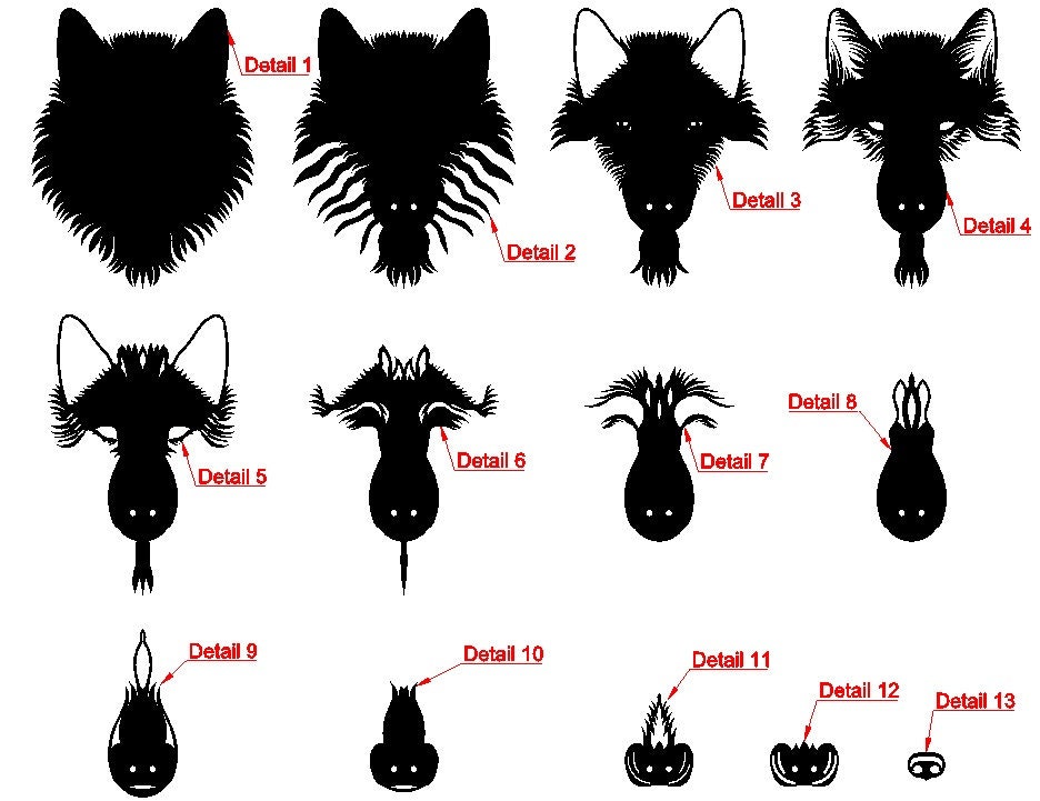 3d Layered Wolf Svg Dxf Files for Laser Cutting Svg for - Etsy UK