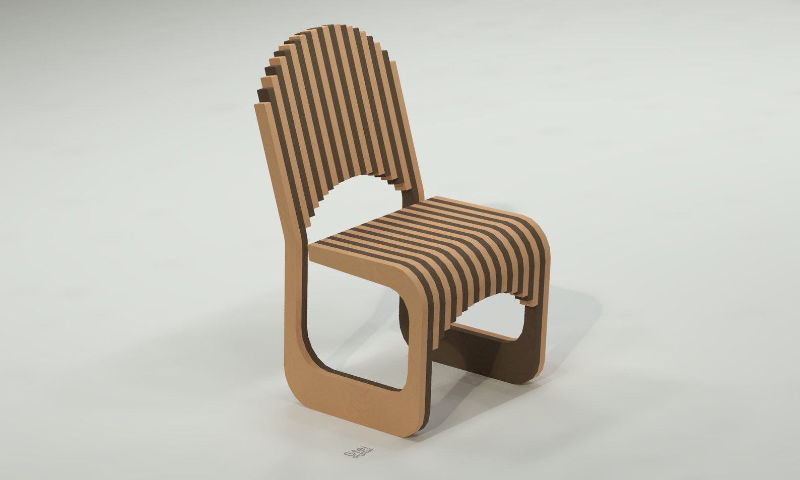 Chair Dxf Cnc Plan Cnc Router Cut Files Parametric Furniture Etsy