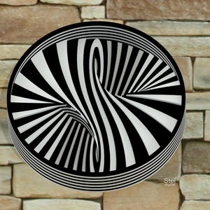 3d Optical Illusion SVG, DXF Cut Files, Geometric Vector File, Layered ...