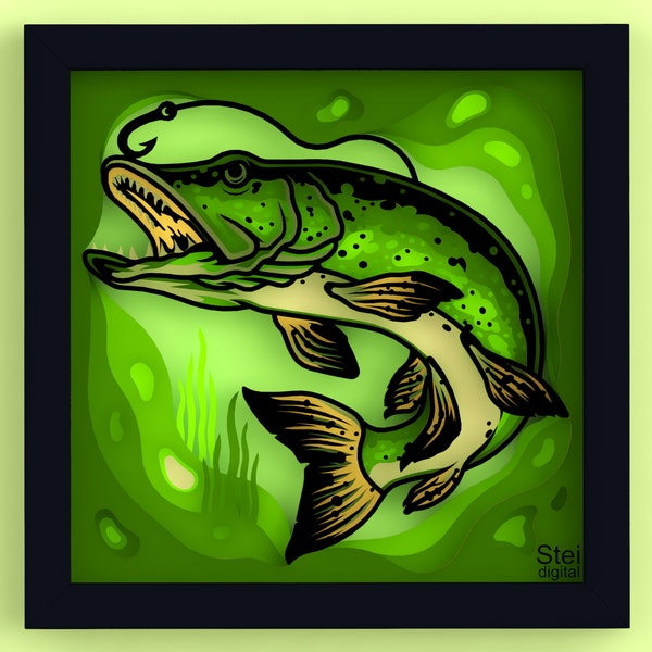 Fish Shadow Box - Etsy