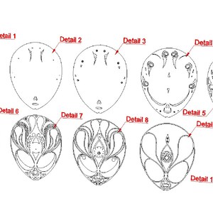 3d Layered Alien SVG, Dxf Cut Files, Alien Head Svg, Alien Vector File ...