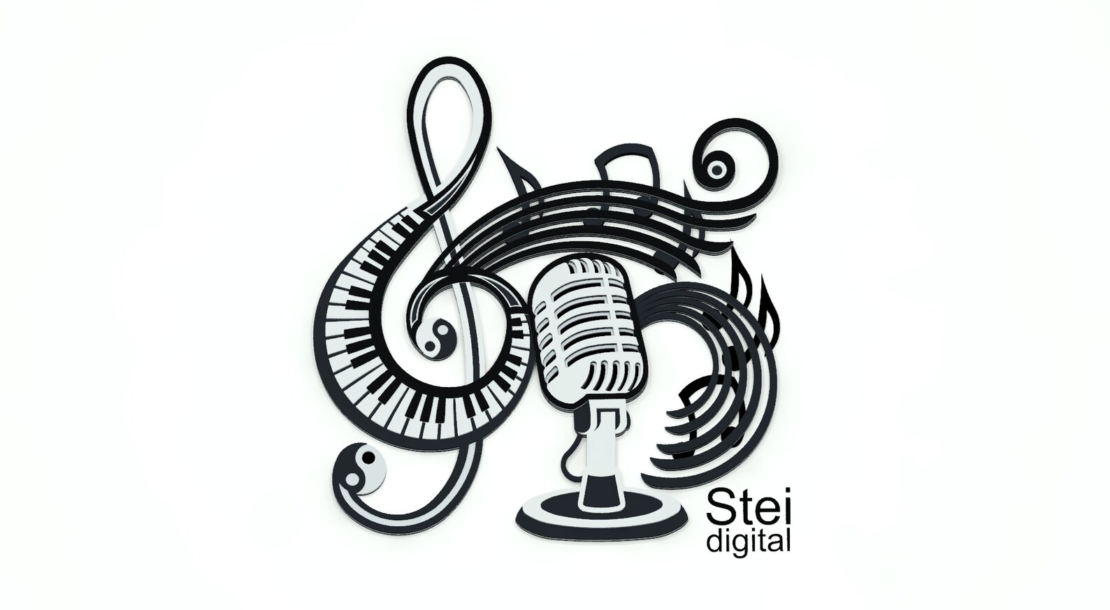 Layered Music Svg Dxf Cutting File Laser Cut Svg Music - Etsy