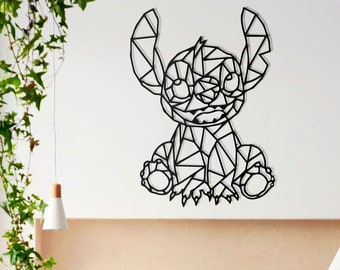 Baby Groot Geometric Wall Art, Metal Wall Art, Nursery Wall Art, Living ...