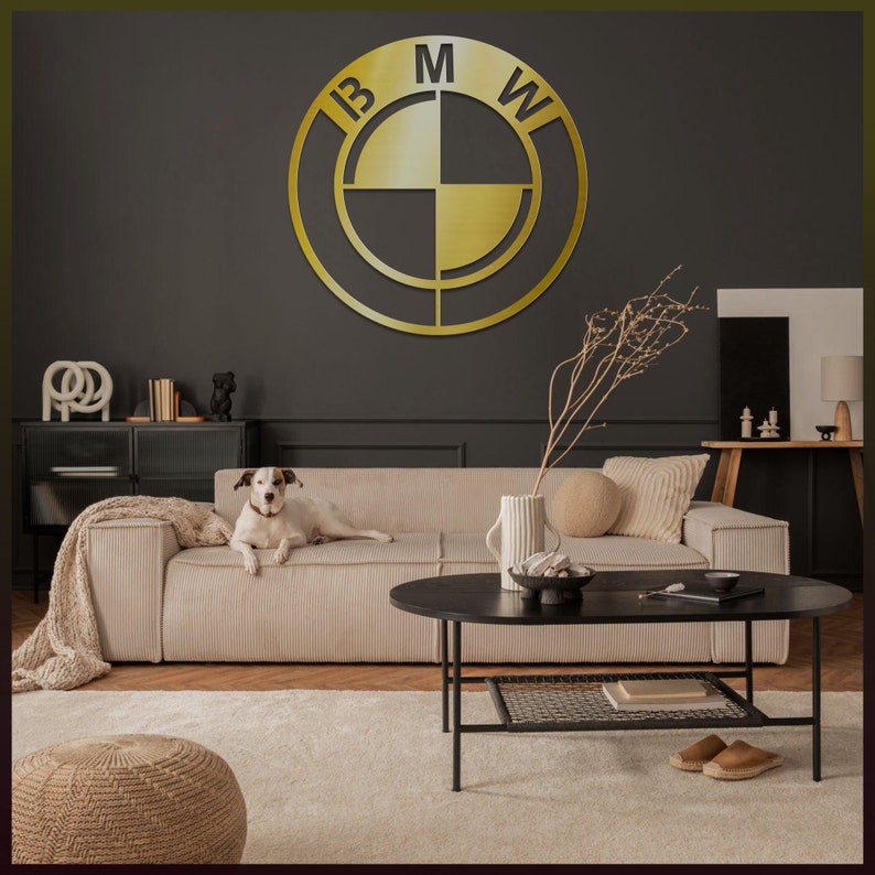 Handmade BMW Metal Wall Art, Car Garage Decor - Etsy