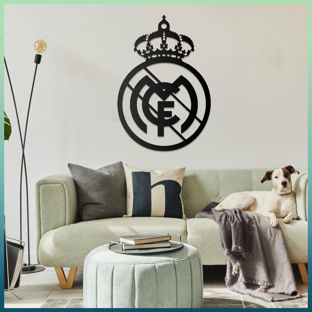 Real Madrid Metal Wall Art, Handmade Soccer Fan Gift - Etsy