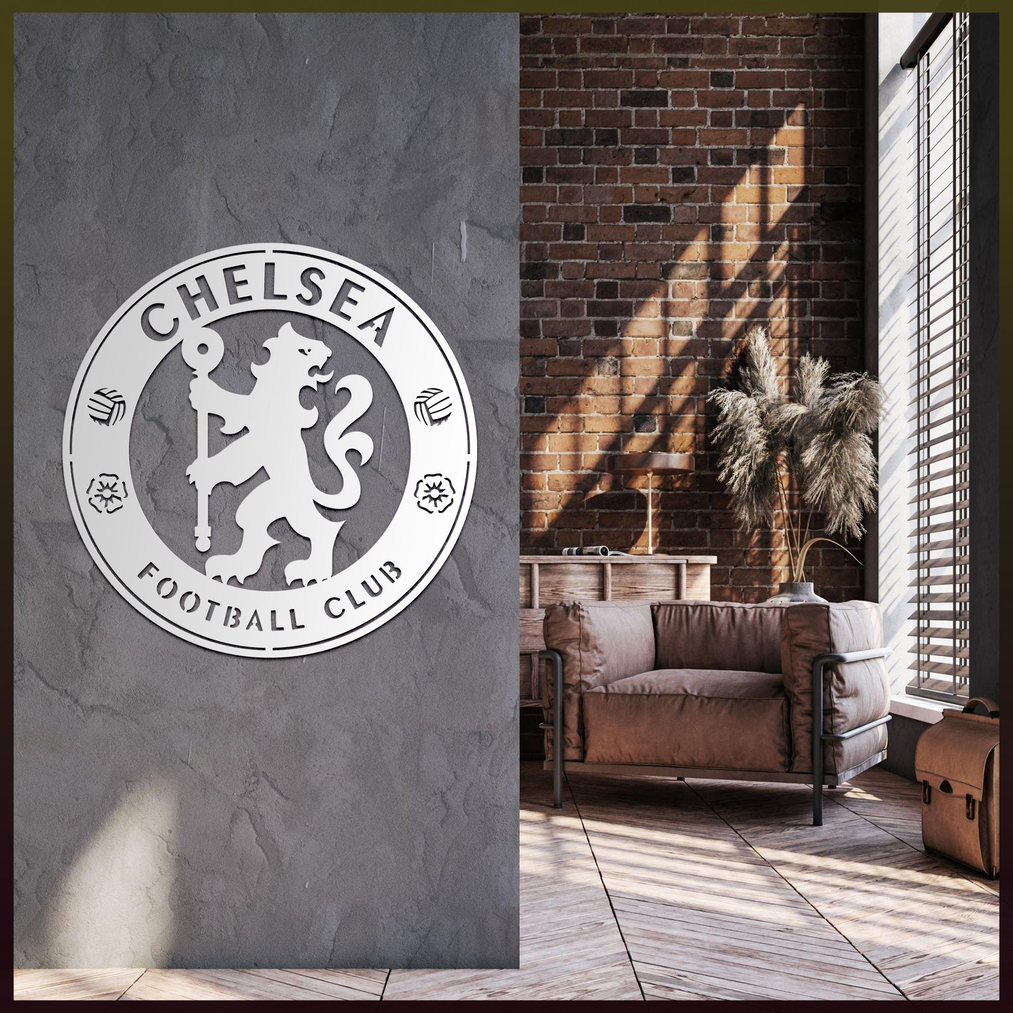 Chelsea Metal Wall Art, Chelsea Fans Unique Gift, Premier League Wall ...