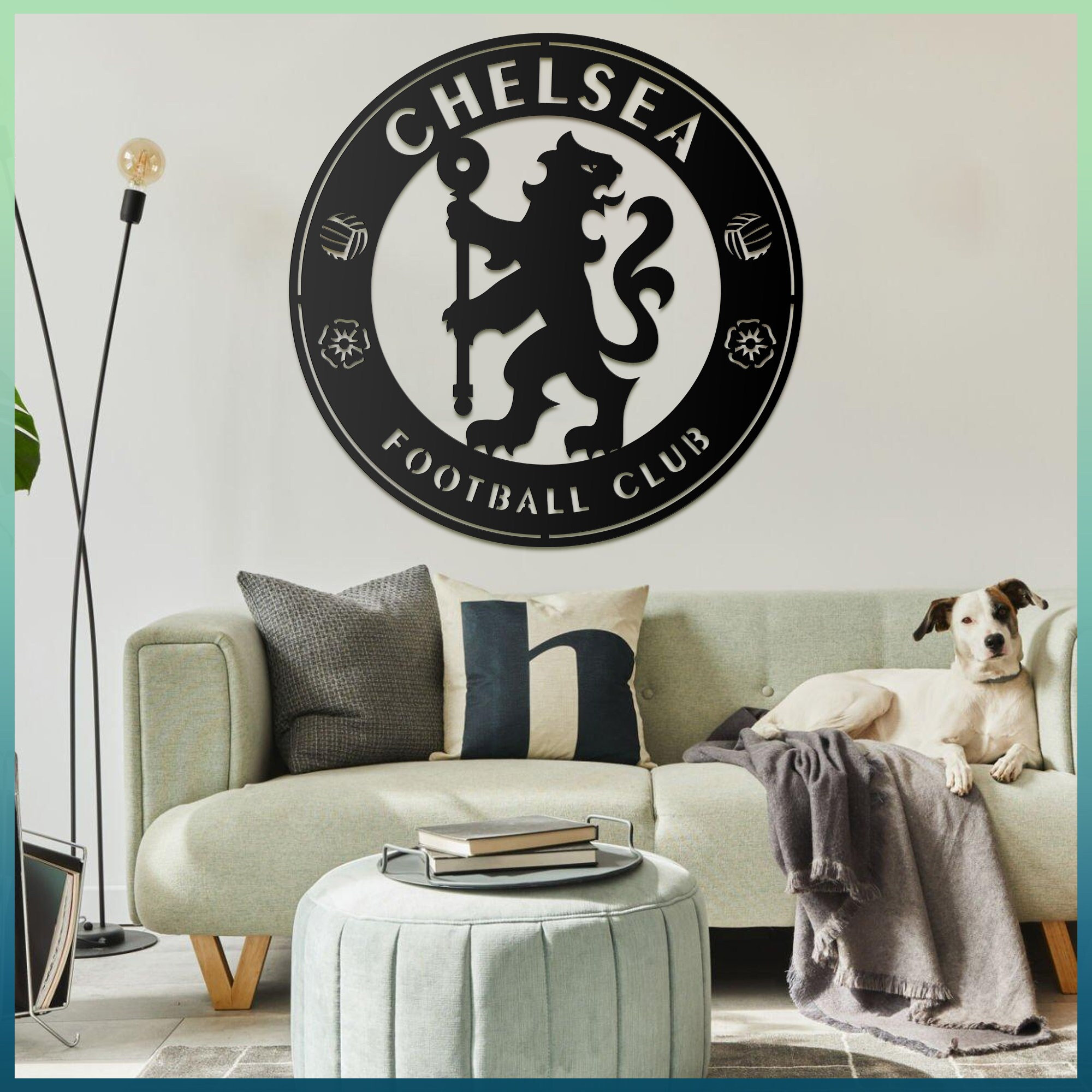 Chelsea Metal Wall Art, Chelsea Fans Unique Gift, Premier League Wall ...