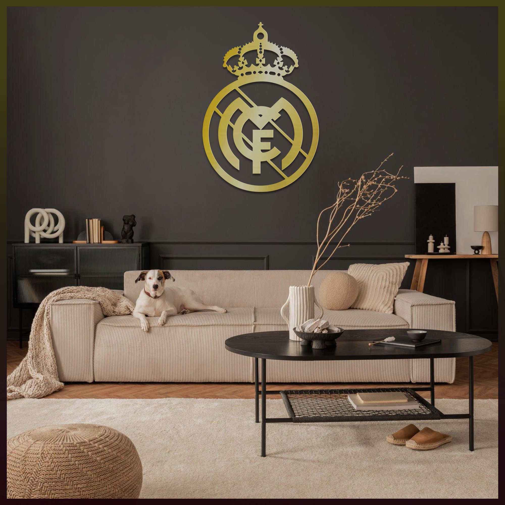 Real Madrid Metal Wall Art, Real Madrid Lovers Unique Gift, Christmas ...