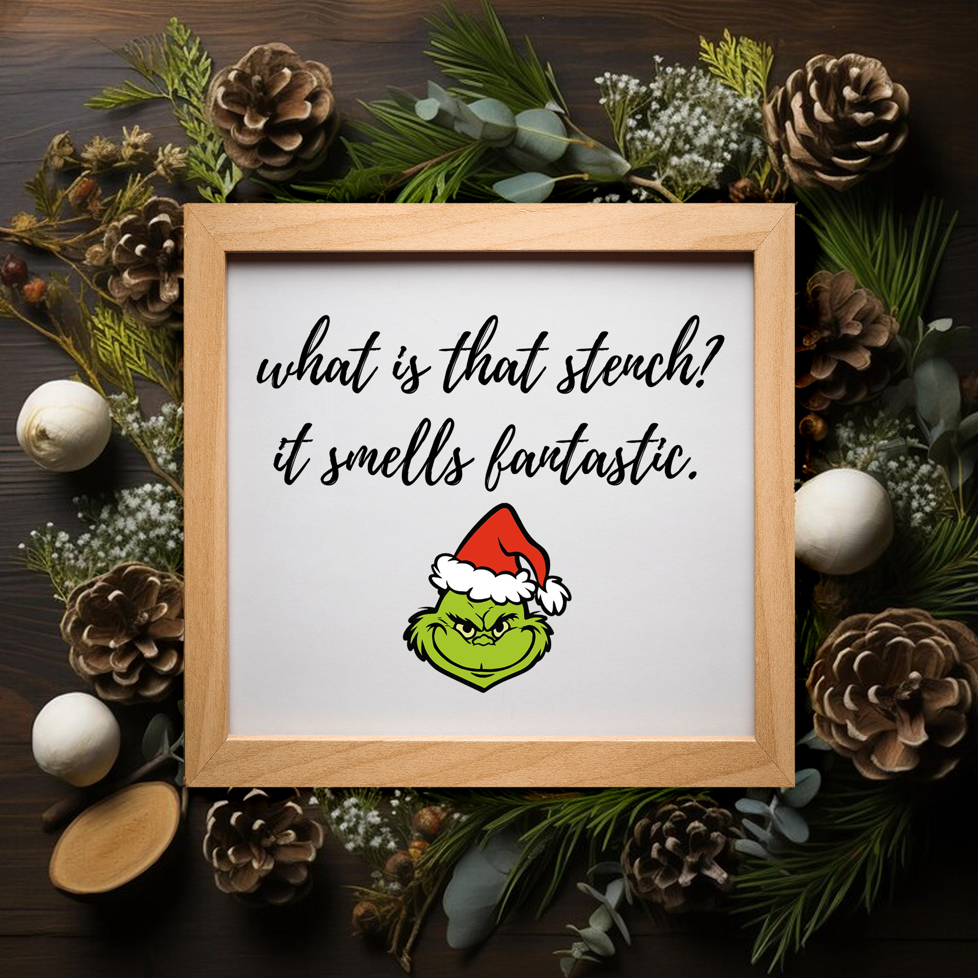 Grinch Stench Bathroom Wooden Sign Bathroom Decor Grinch - Etsy