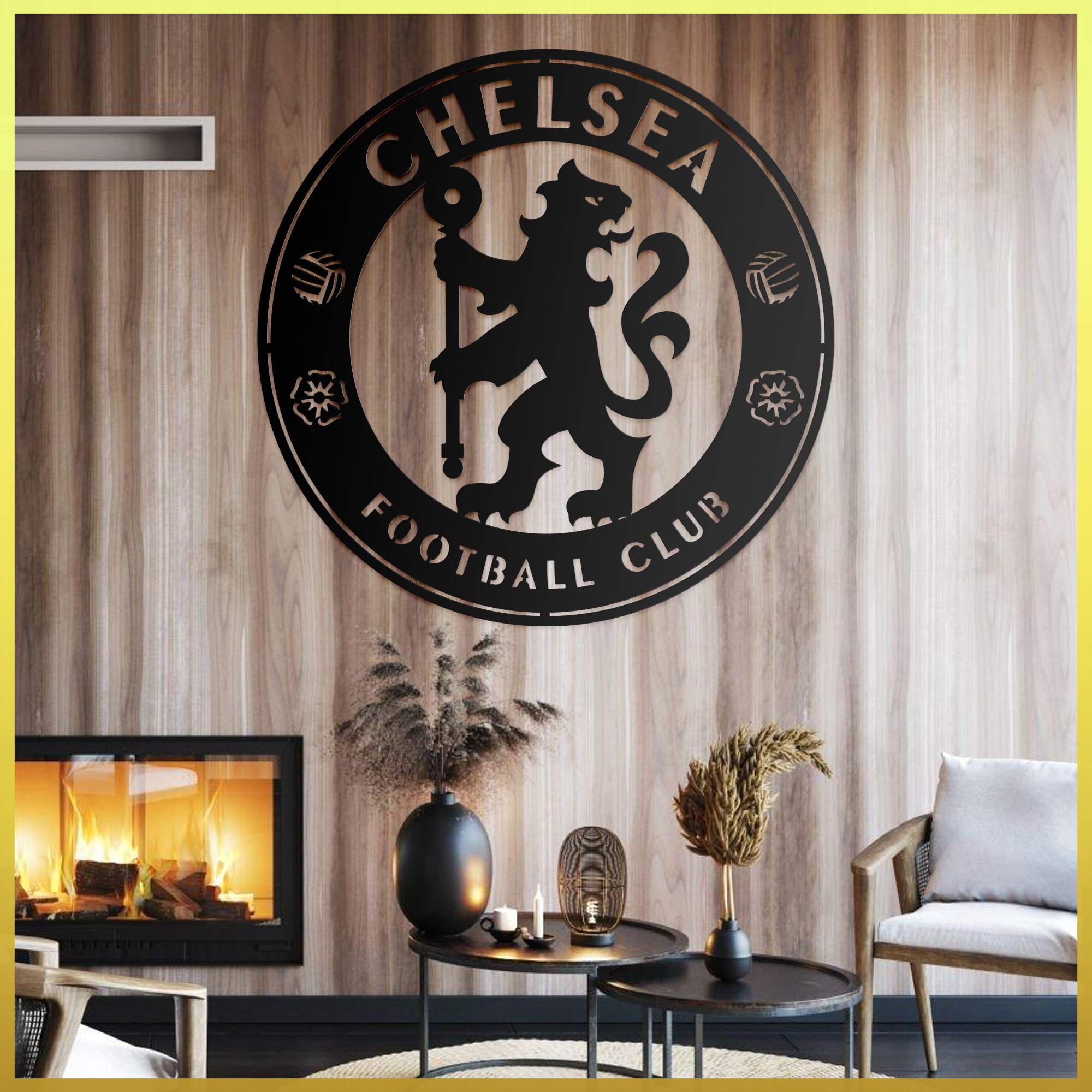 Chelsea Metal Wall Art, Chelsea Fans Unique Gift, Premier League Wall ...