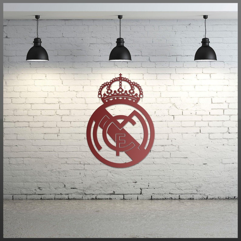Real Madrid Metal Wall Art, Real Madrid Lovers Unique Gift, Christmas ...