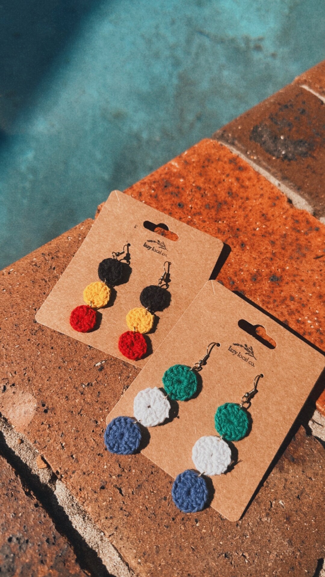 Subtle Torres Strait Islander Drop Earrings - Etsy