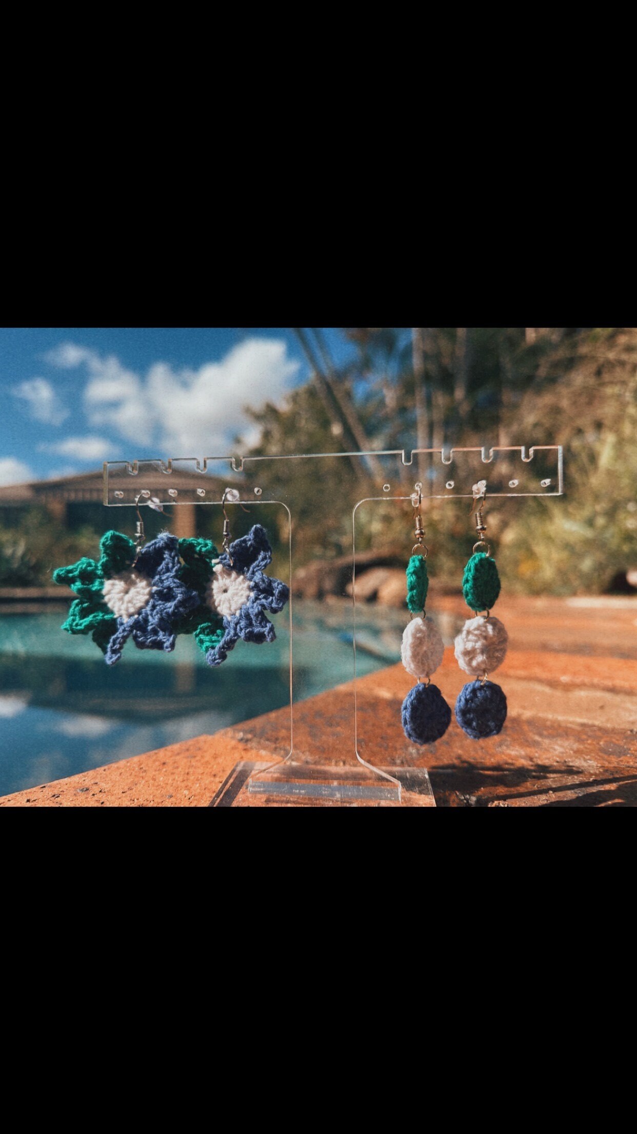 Subtle Torres Strait Islander Drop Earrings - Etsy