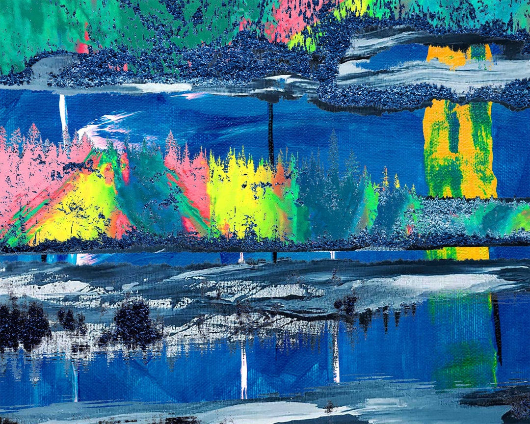 Natural Wonders Unveiled: Abstract Digital Art / Digital Printable Art ...