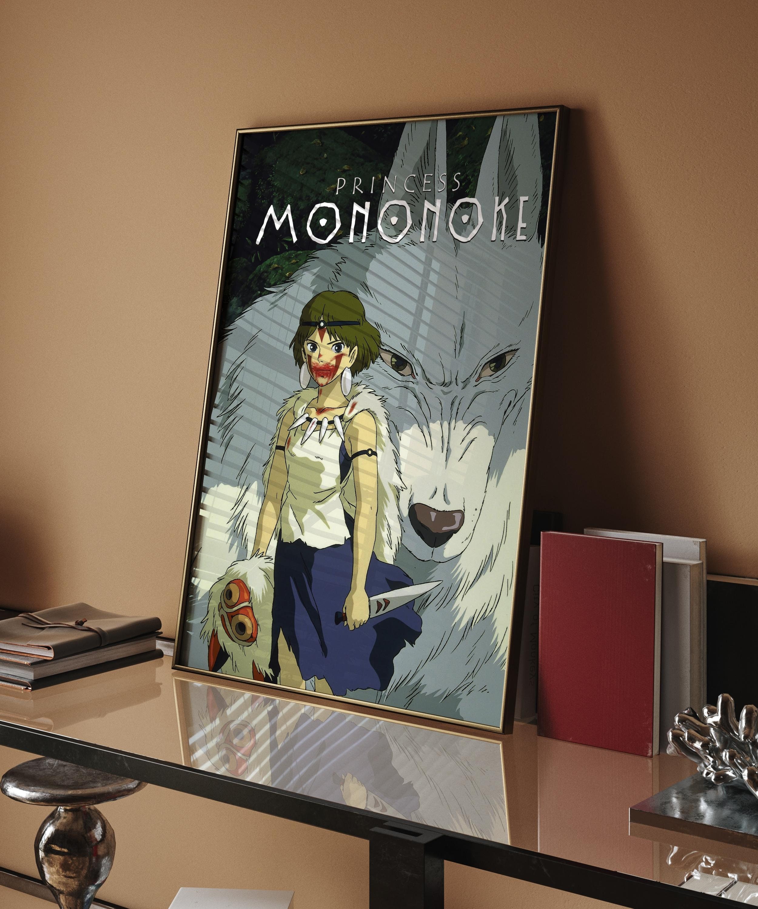 Princess Mononoke Movie Poster for Wall Art - Etsy
