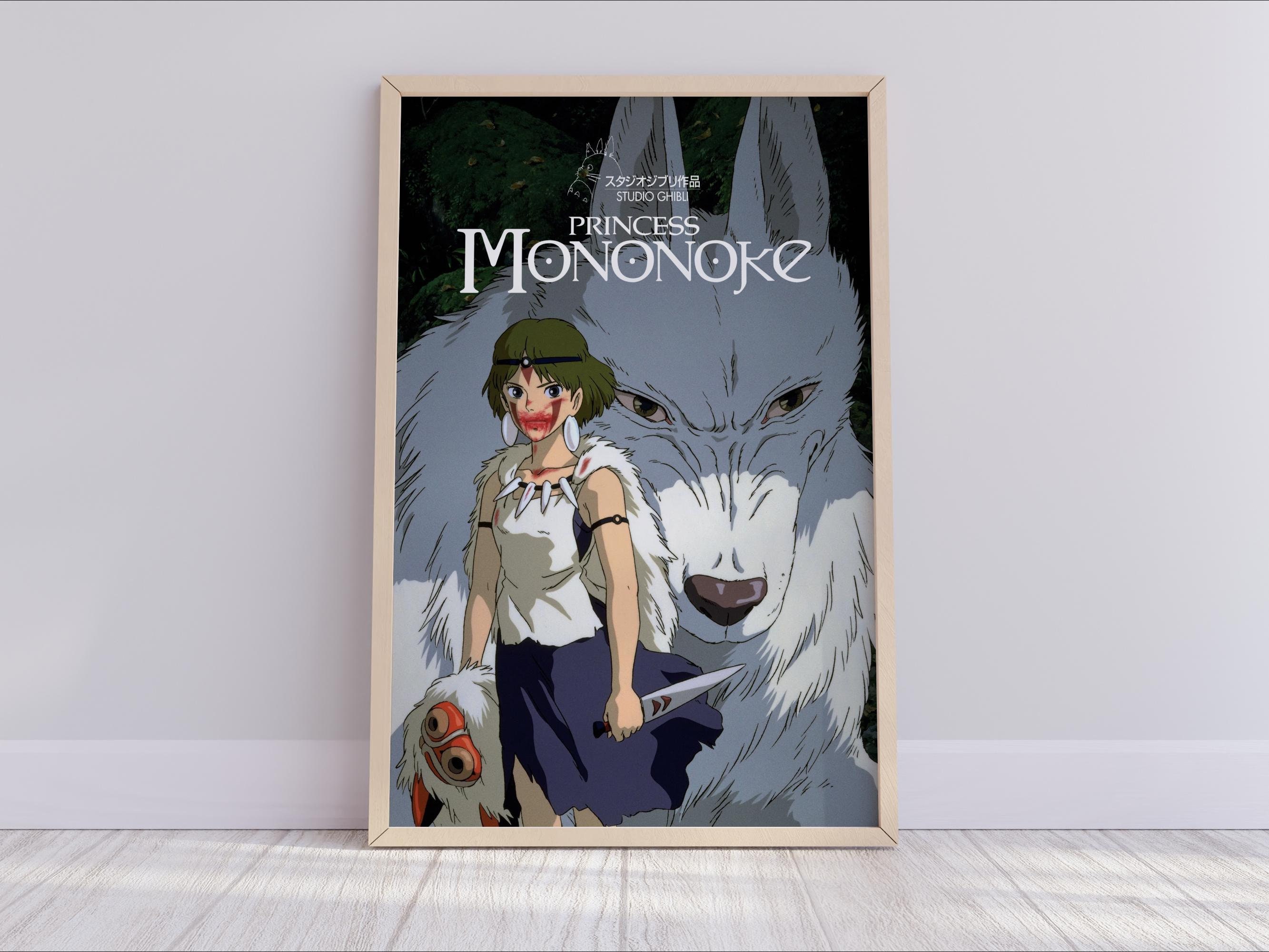 Princess Mononoke Movie Poster for Wall Art - Etsy
