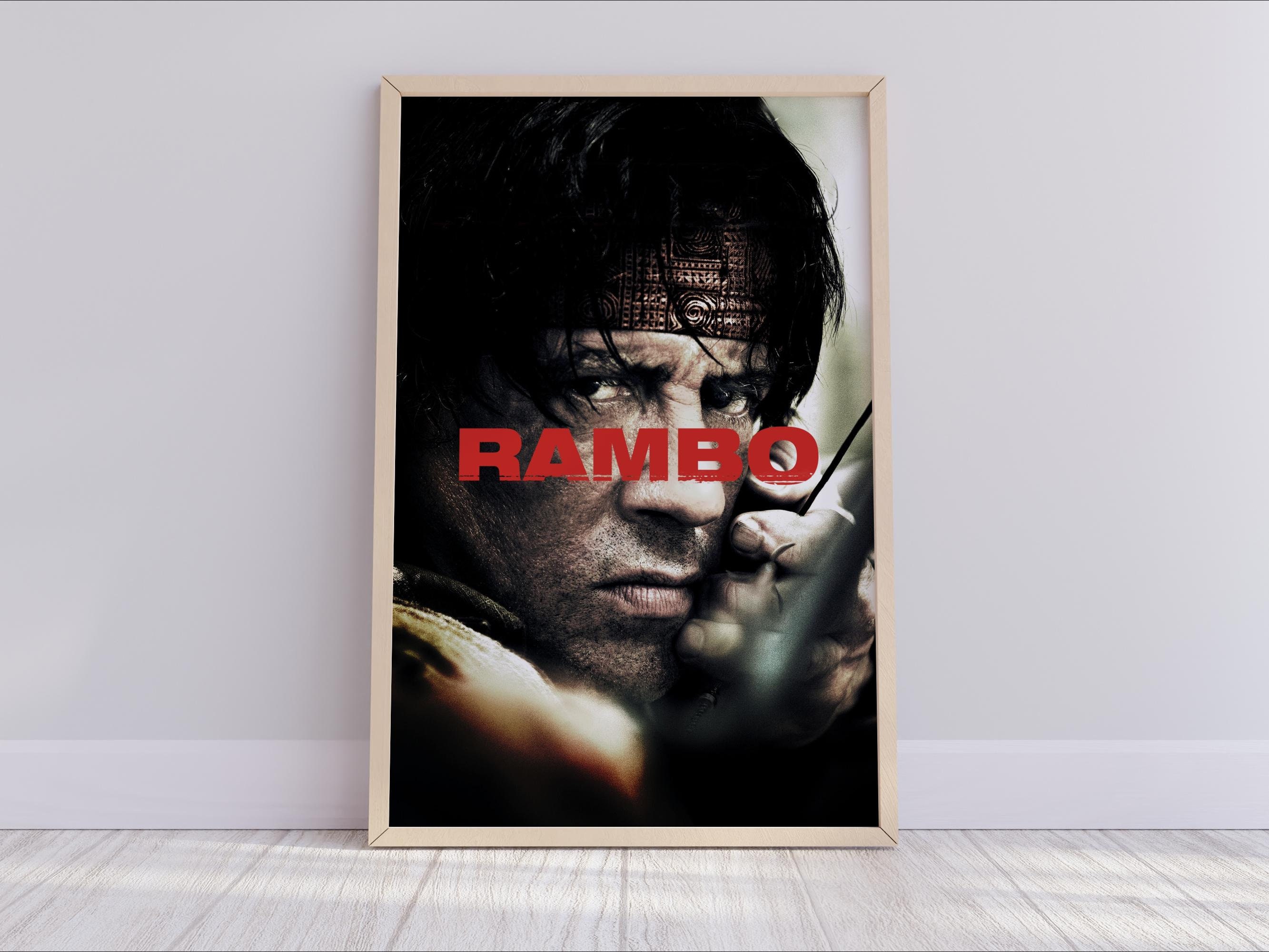 Rambo Movie Poster for Wall Art - Etsy