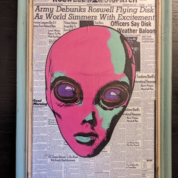 Alien Painting - Etsy