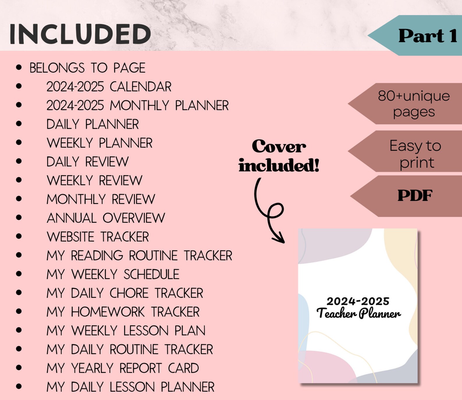 Teacher Planner 2024-2025 Classroom Planner Classroom Organisation ...