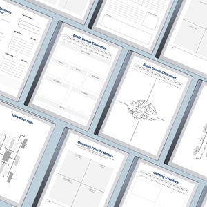 The Ultimate Brain Dump Journal Remarkable 2 Template Hyperlinked ...