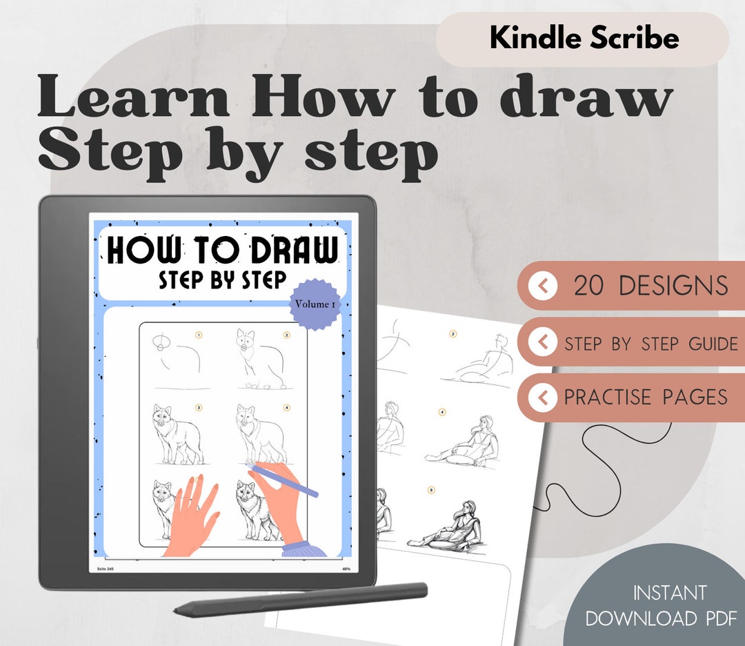 Learn How to Draw Kindle Scribe Template Kindle Creativity Kindle ...