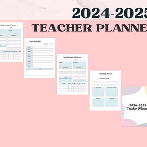 Teacher Planner 2024-2025 Classroom Planner Classroom Organisation ...