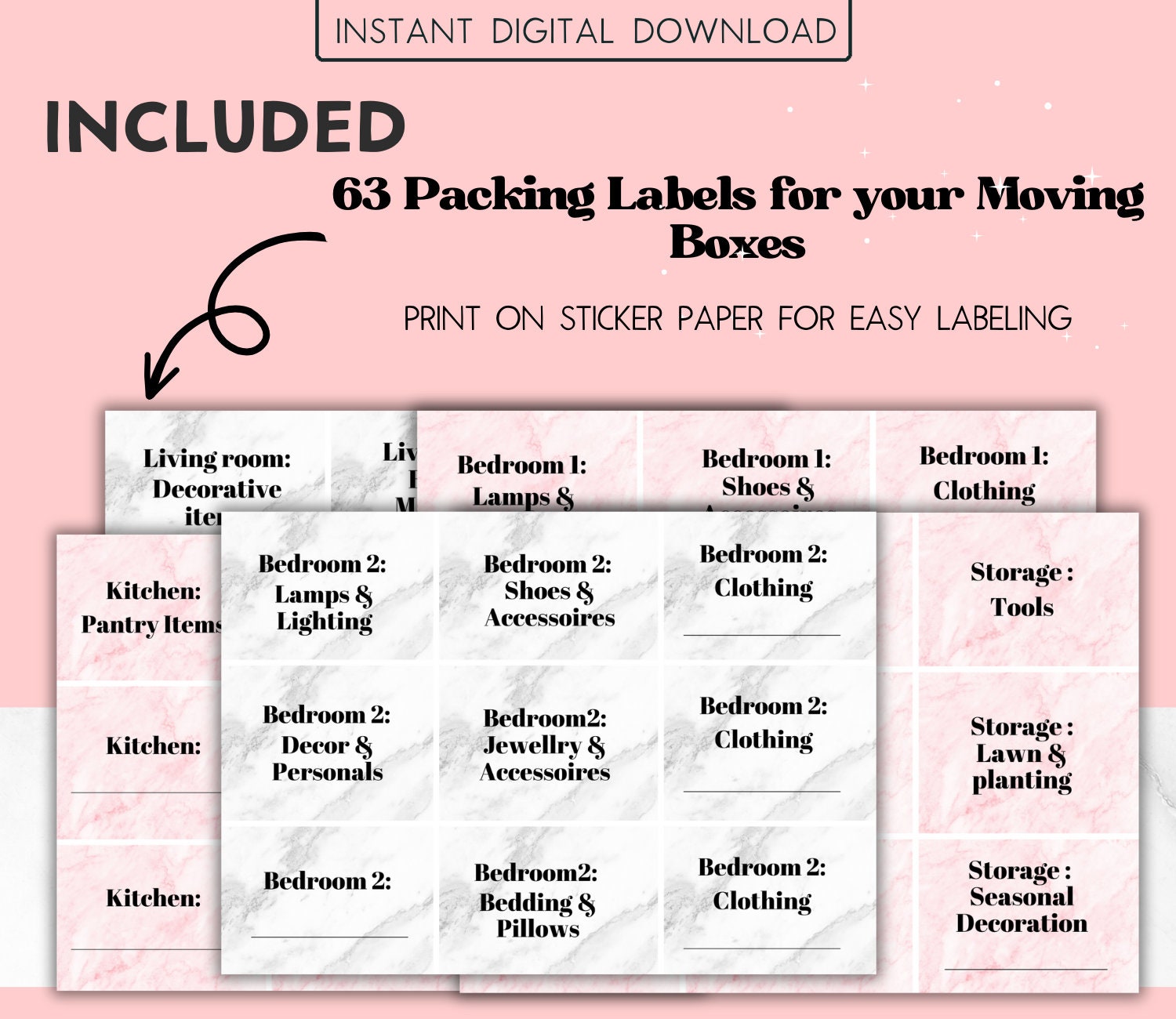 Moving Guide Packing Checklist Relocating Checklist Moving Checklist ...