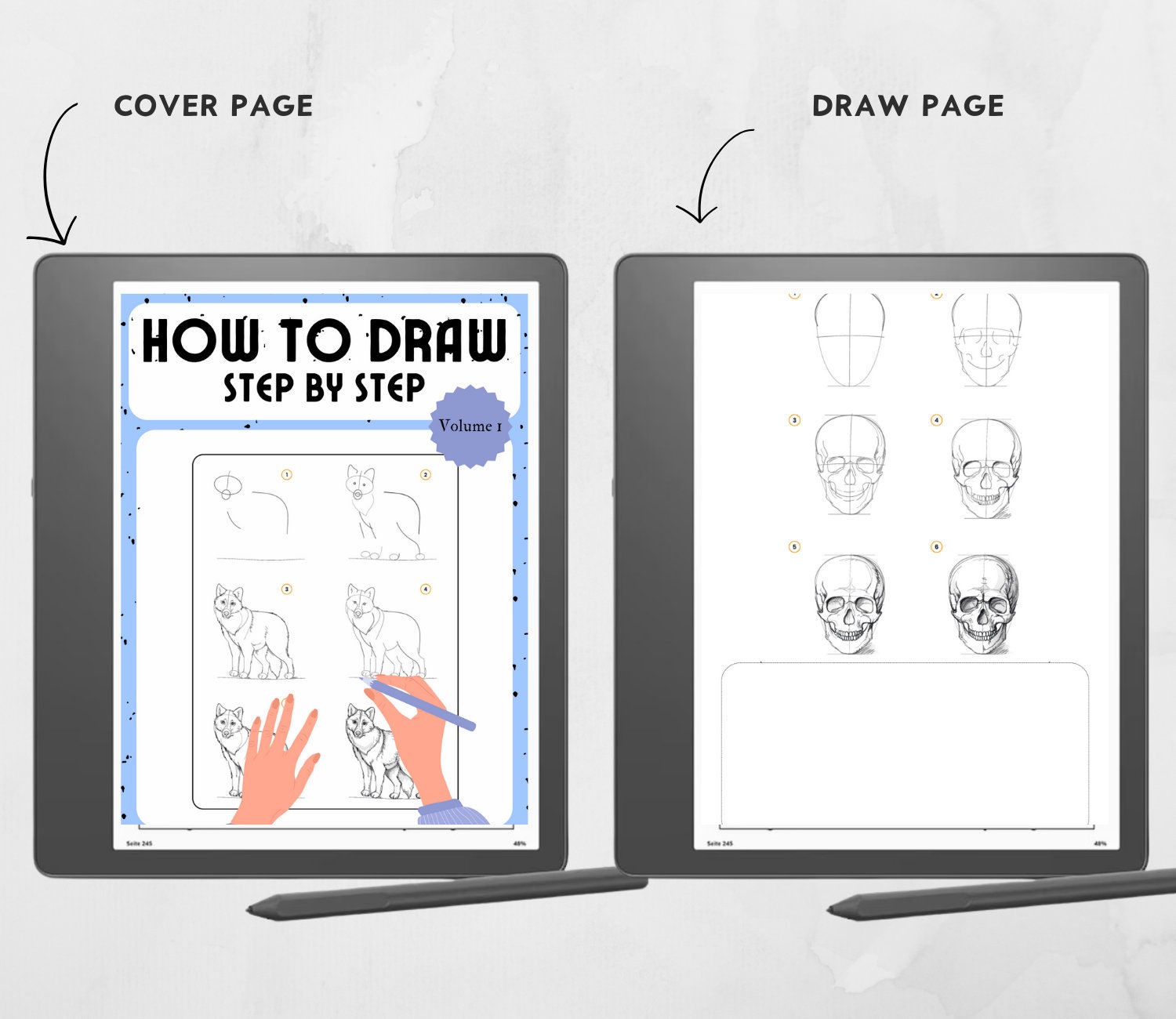 Learn How to Draw Kindle Scribe Template Kindle Creativity Kindle ...