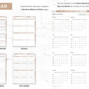 All in One 2025 Life Planner Remarkable Agenda 2025 Remarkable Template ...