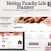 Notion Family Planner Notion Template Notion Digital Planner Notion Mom ...