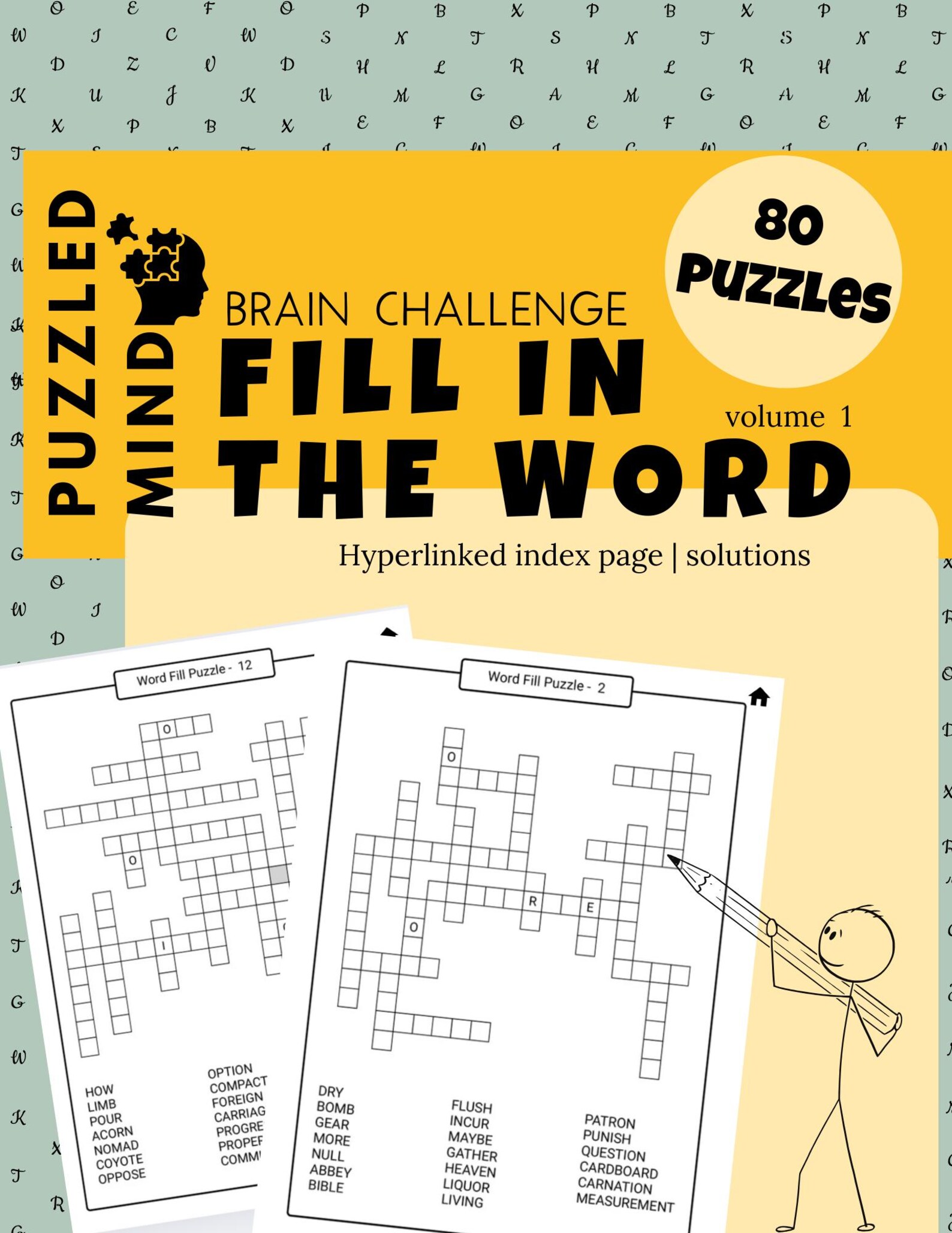 Word Fill in Puzzle Remarkable Templates Remarkable 2 Puzzles RM2 ...
