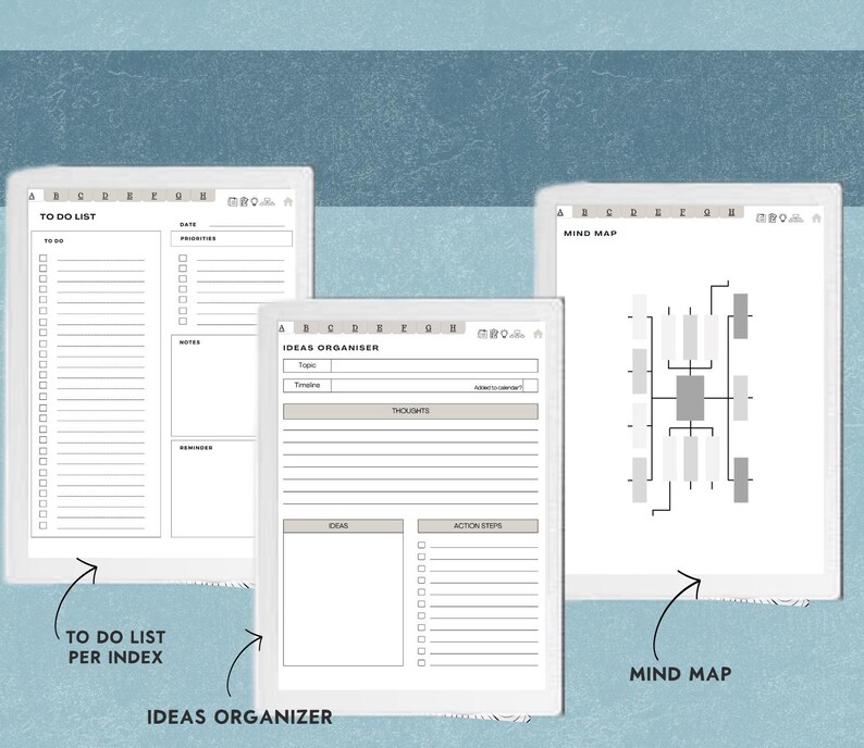Meeting Notes Supernote Templates Meeting Planner Supernote A5 / A6 ...
