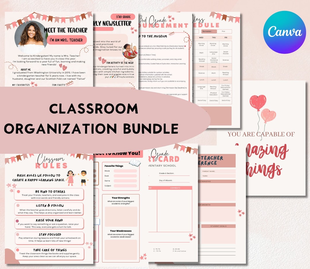 Classroom Organization Bundle Classroom Decor Bundle Classroom ...