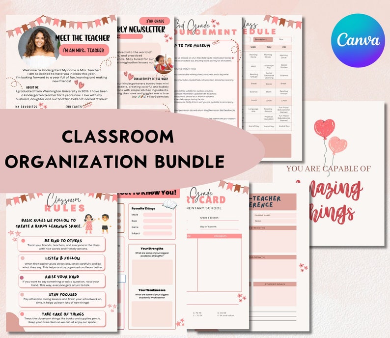 Classroom Organization Bundle Classroom Decor Bundle Classroom ...