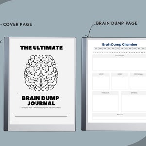 The Ultimate Brain Dump Journal Remarkable 2 Template Hyperlinked ...