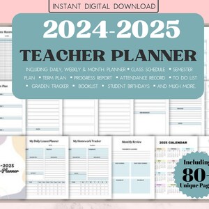 Teacher Planner 2024-2025 Classroom Planner Classroom Organisation ...