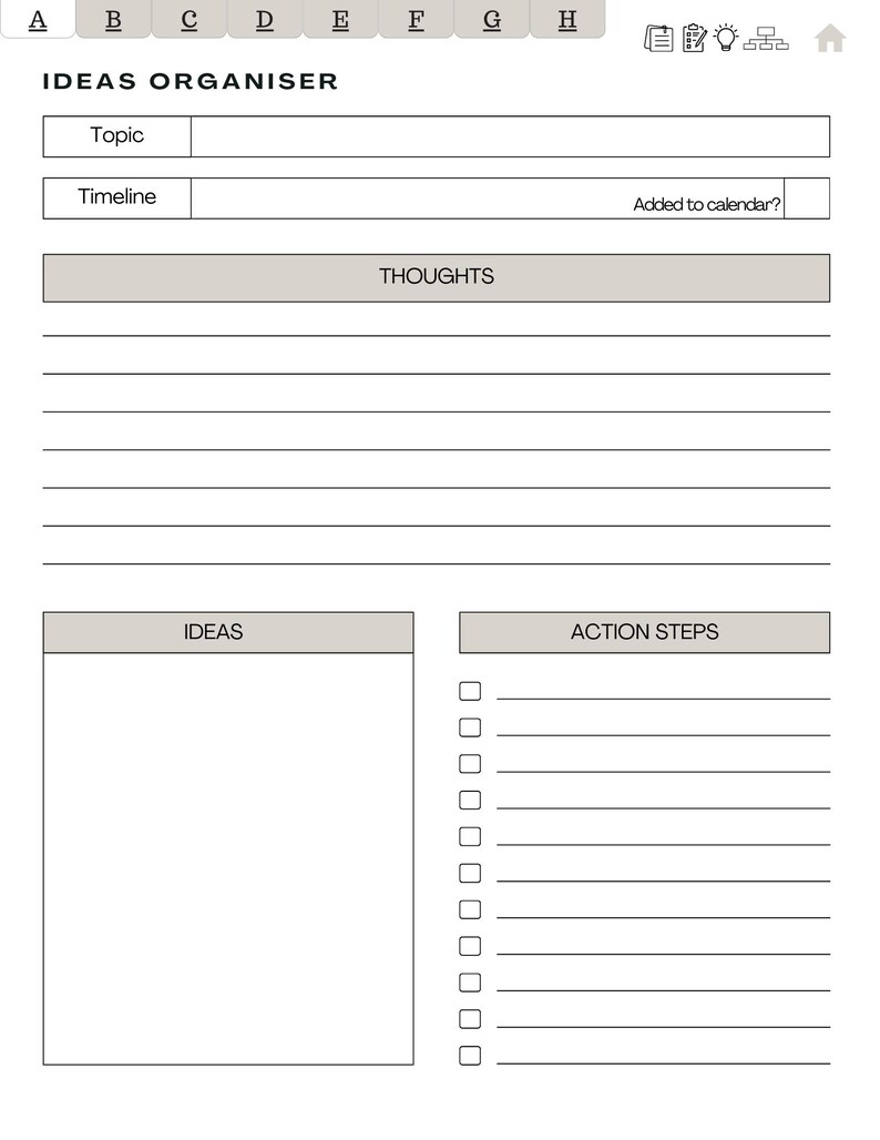 Meeting Notes Supernote Templates Meeting Planner Supernote A5 / A6 ...