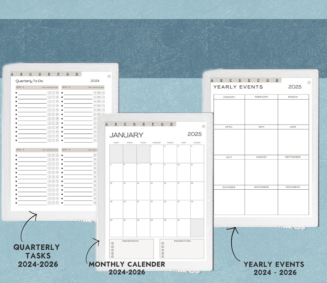 Meeting Notes Supernote Templates Meeting Planner Supernote A5 / A6 ...