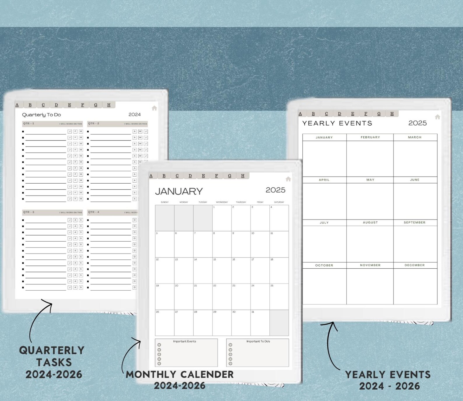 Meeting Notes Supernote Templates Meeting Planner Supernote A5 / A6 ...