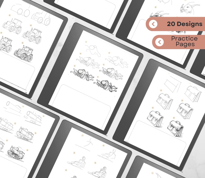 Learn How to Draw Kindle Scribe Template Kindle Creativity Kindle ...