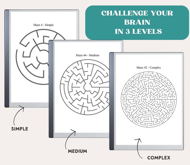 Circle Mazes Remarkable Templates Remarkable 2 Puzzles RM2 Template ...