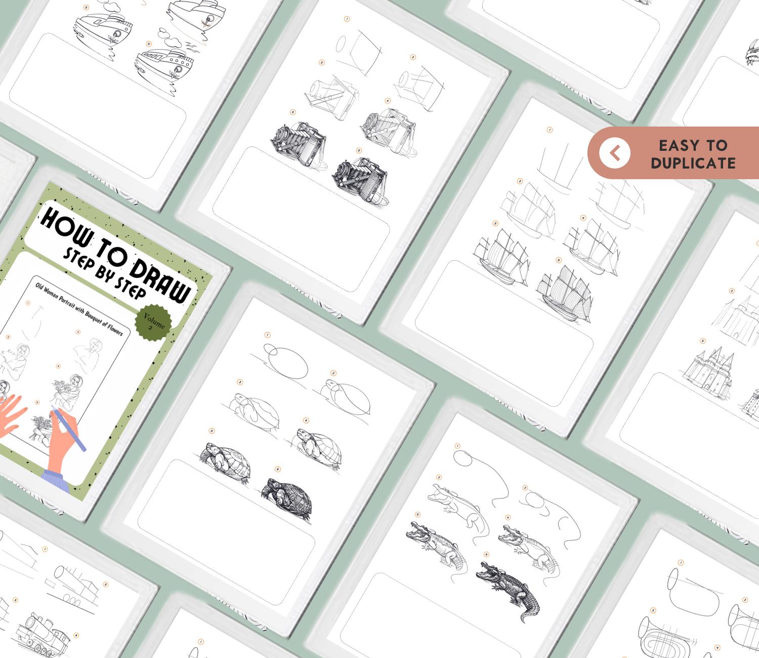 Supernote Learn How to Draw Template Supernote Creative Supernote Step ...