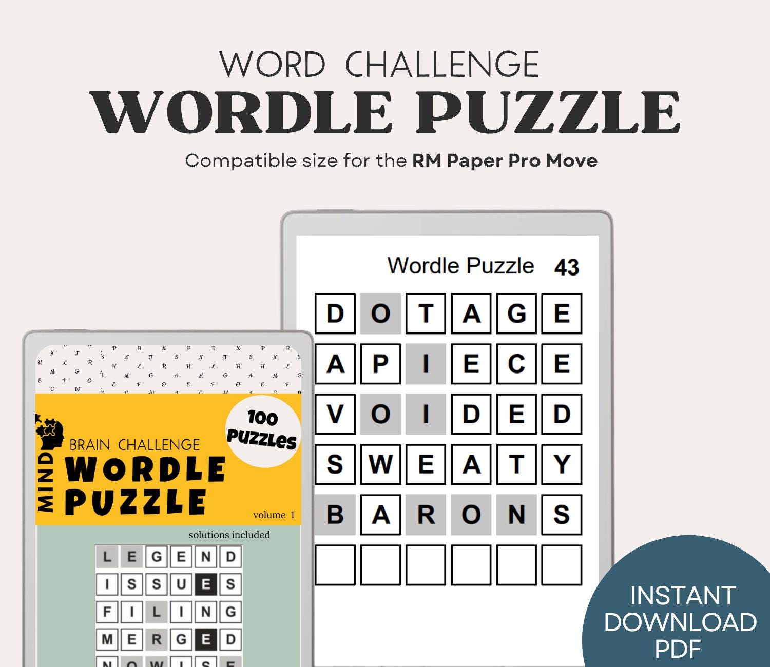 Wordle Puzzle for Remarkable Move Templates Compatible With the ...