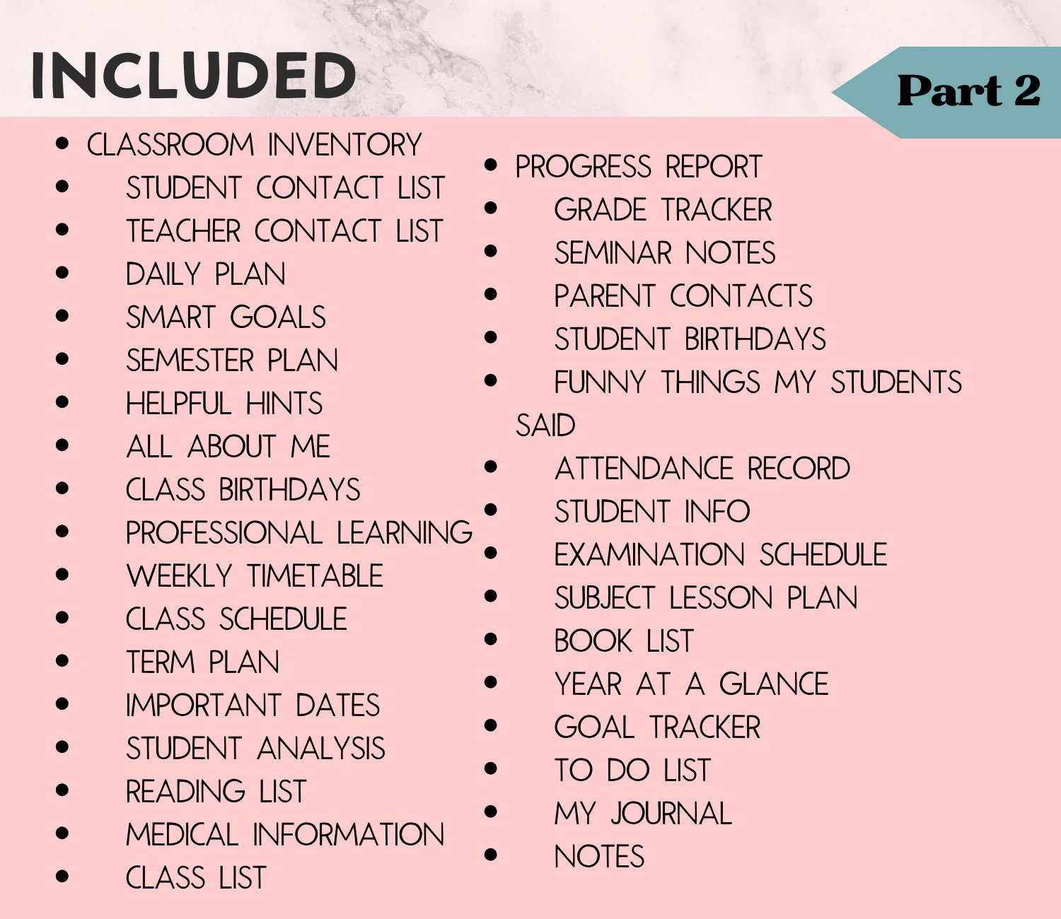 Teacher Planner 2024-2025 Classroom Planner Classroom Organisation ...