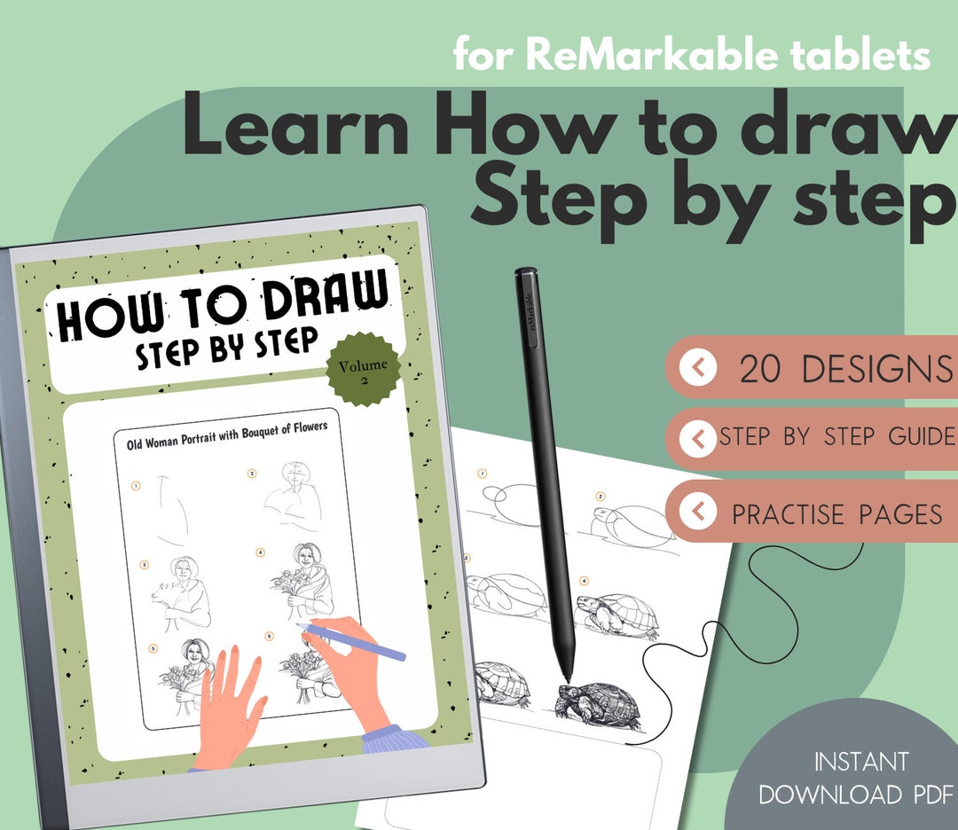 Learn How to Draw Remarkable Template RM2 Creativity Remarkable 2 Step ...