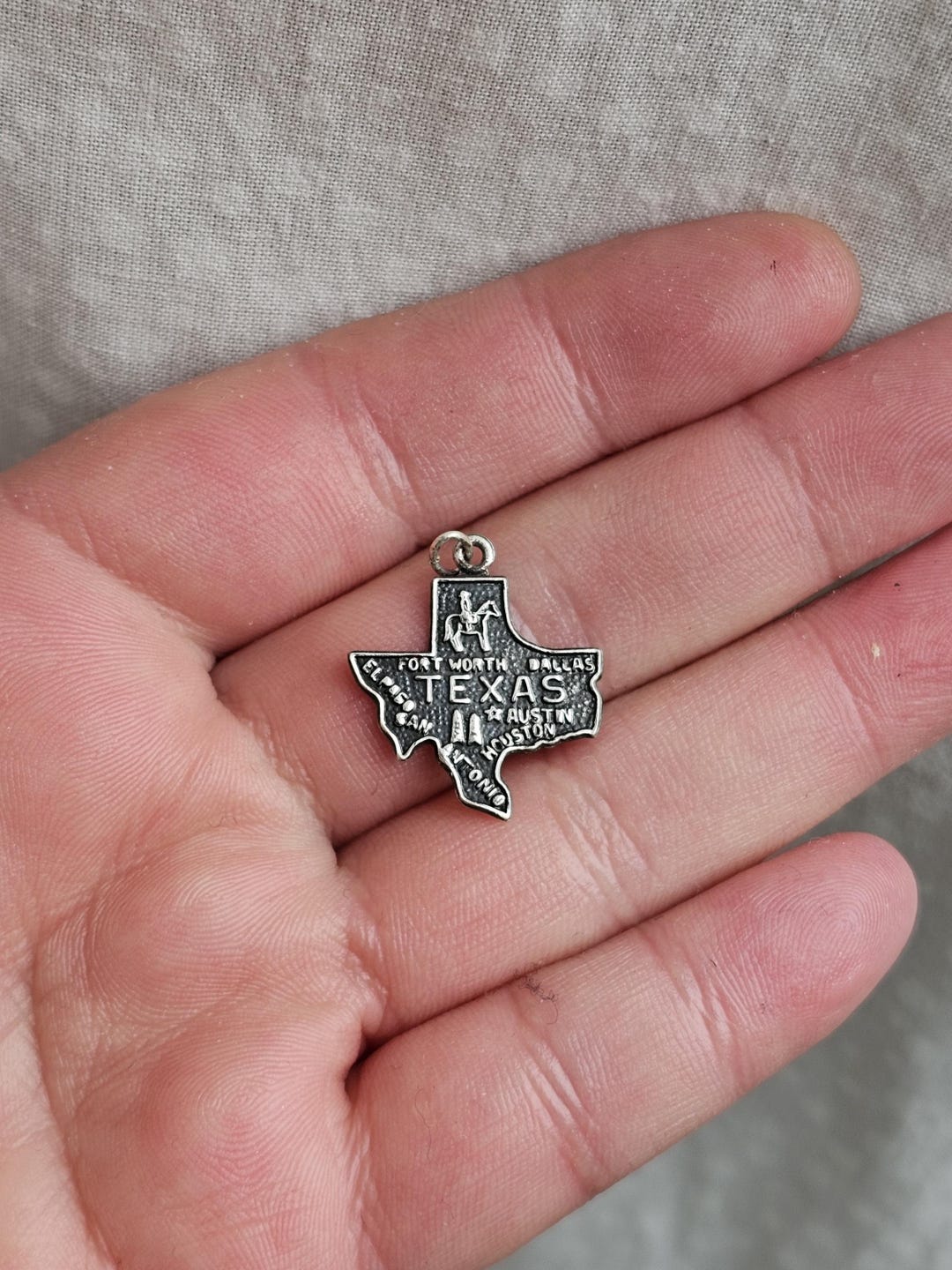 Vintage American Texas Pendant - Etsy